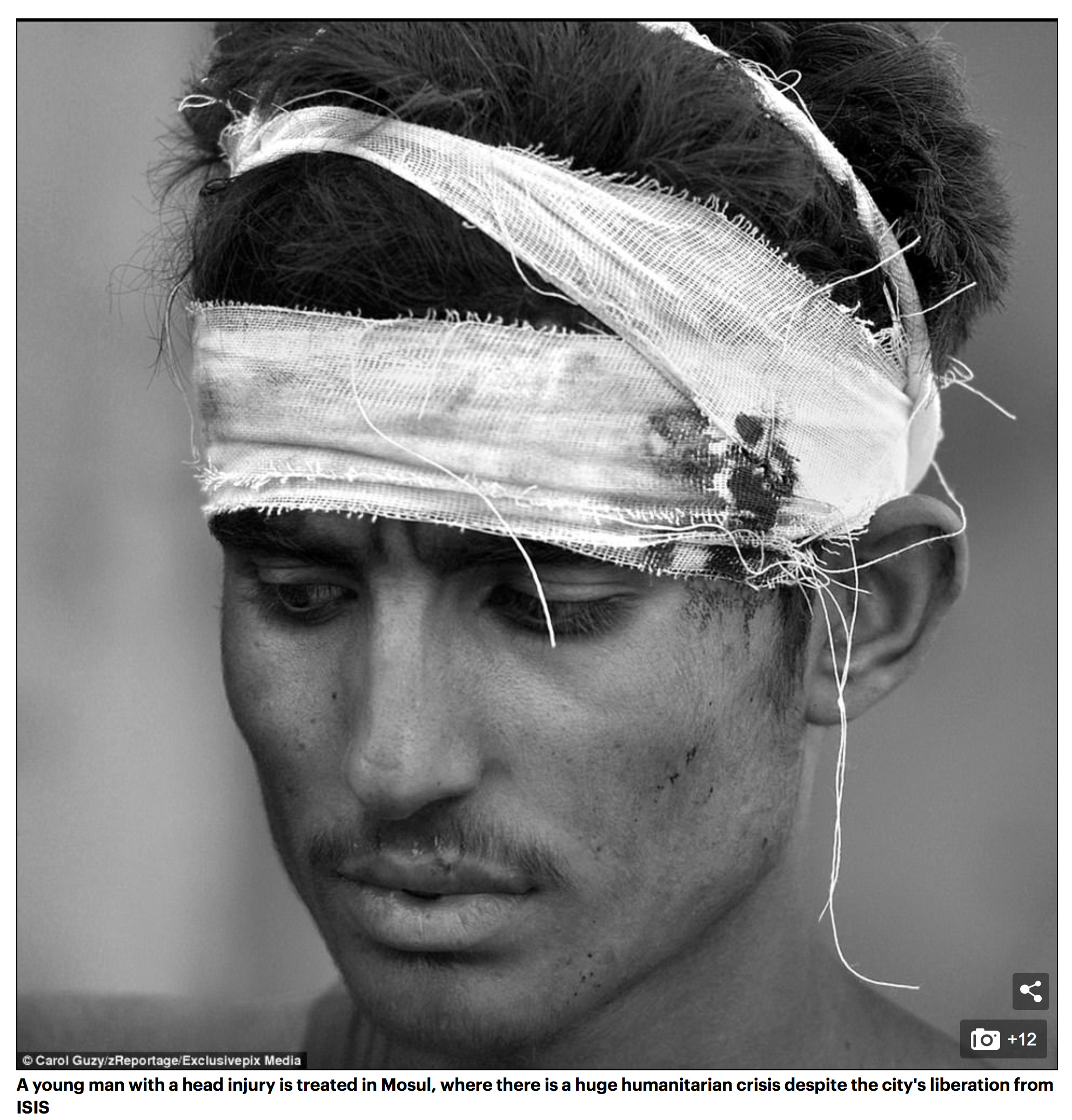ZUMA Photographer Carol Guzy with zReportage “The faces of Mosul ...