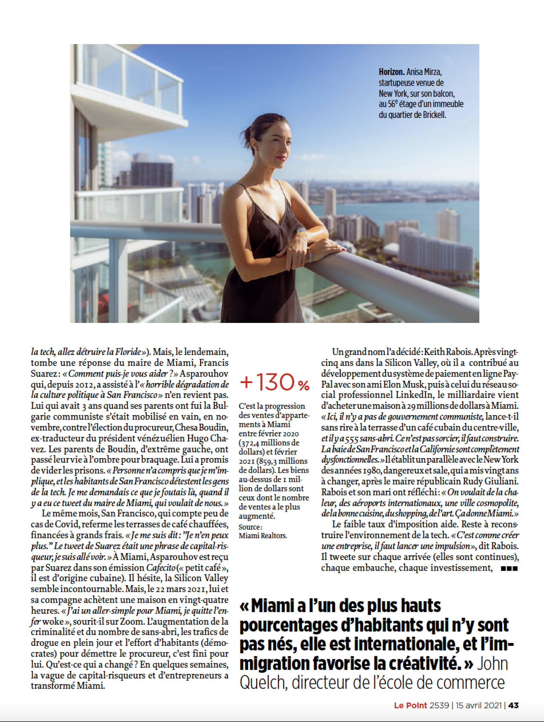 ZUMA’s Saul Martinez for French magazine LEPOINT in Miami. | ZUMAland.com