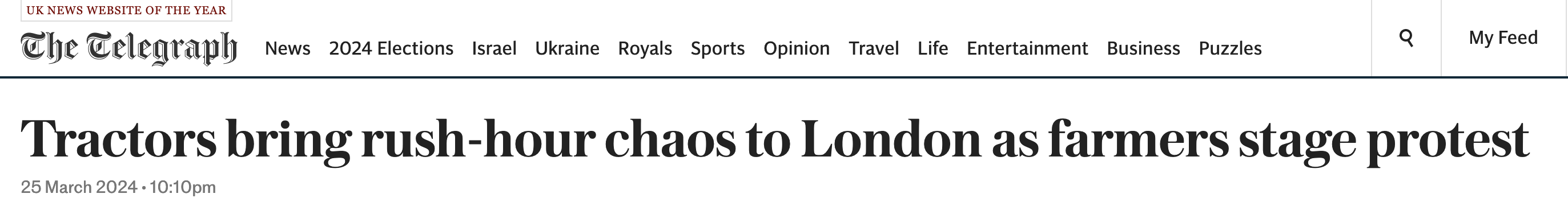 ZUMA’s Cal Ford on UK’s The Telegraph, March 25, 2024 | ZUMAland.com