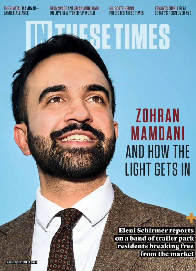 ZUMA’s Laura Brett on Cover of ‘In These Times’ | ZUMAland.com